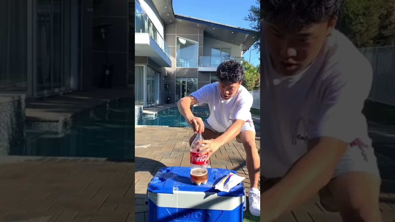 Exploding Coke Bottle And Not Moving… 😯