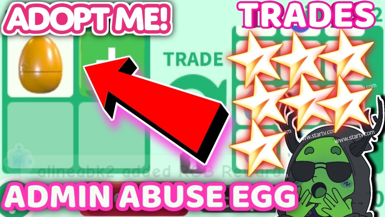 🤑Admin Abuse Egg Trading Value In Adopt Me! 🤑