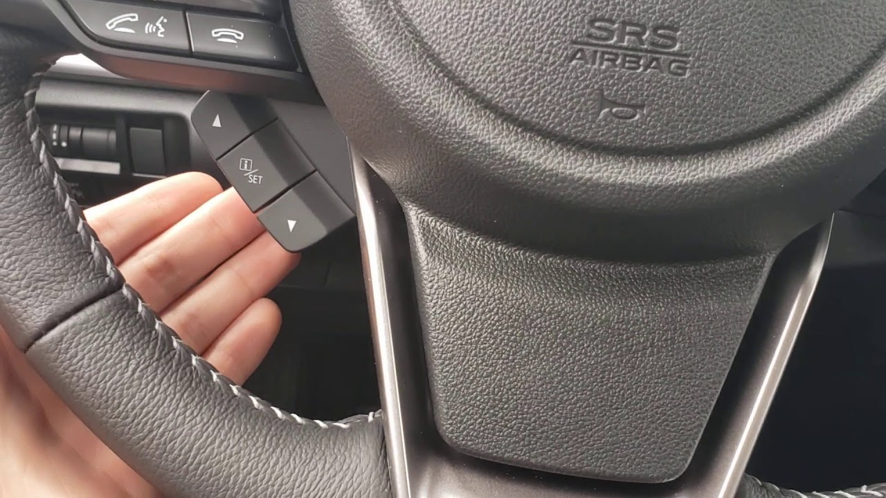 2020-2023 Subaru How To: I/SET Button