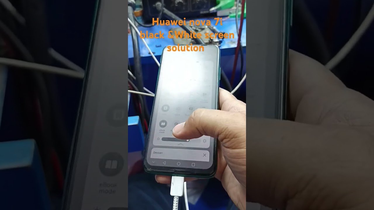 Huawei nova 7i lcd black and white screen solution