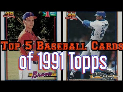 Top 5 Baseball Cards of 1991 Topps