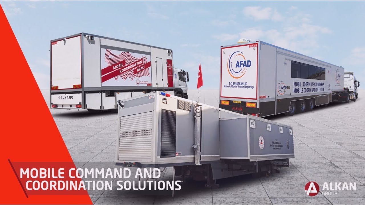 Mobile Command And Coordination Vehicle Trailer Unit | Mobil Komuta Ve Koordinasyon Tırları Merkezi