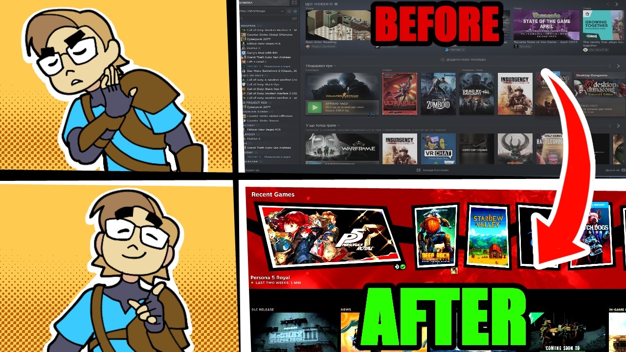 Making Steam on Windows look BEAUTIFUL with CSS Loader