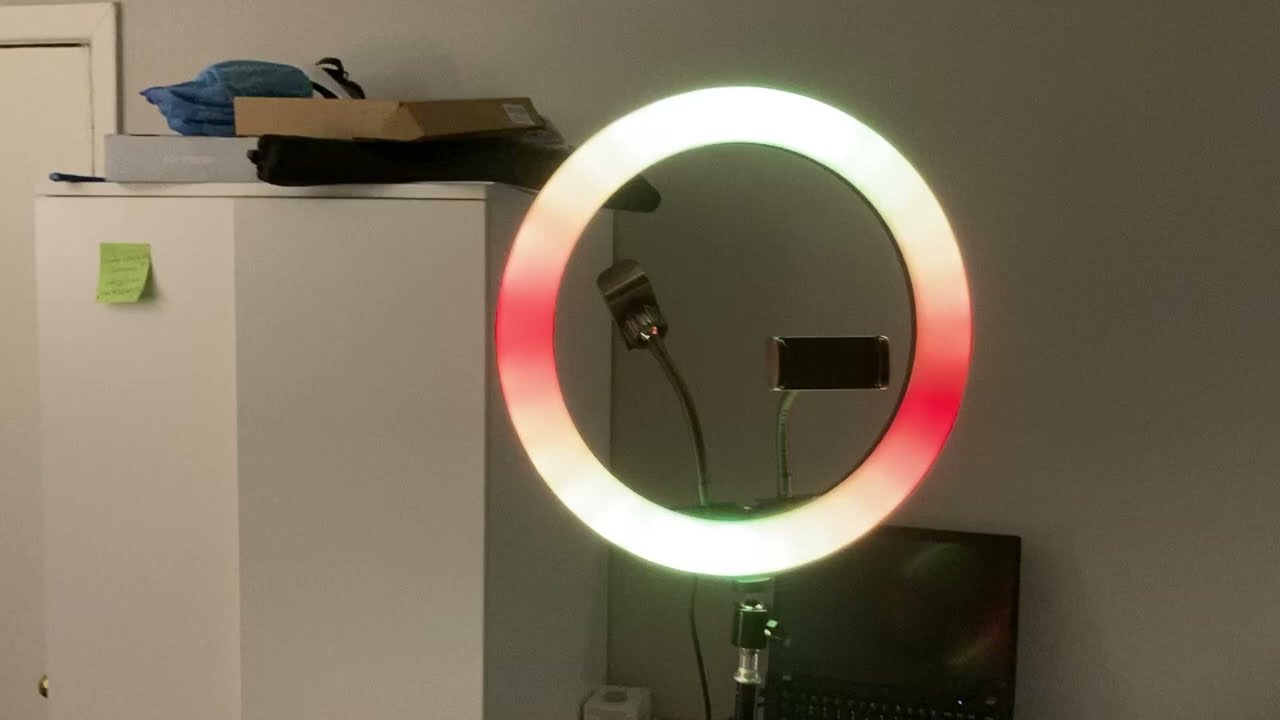 13' RGB Ring Light with 63' Stand and Phone Holder Review, Good and bad points