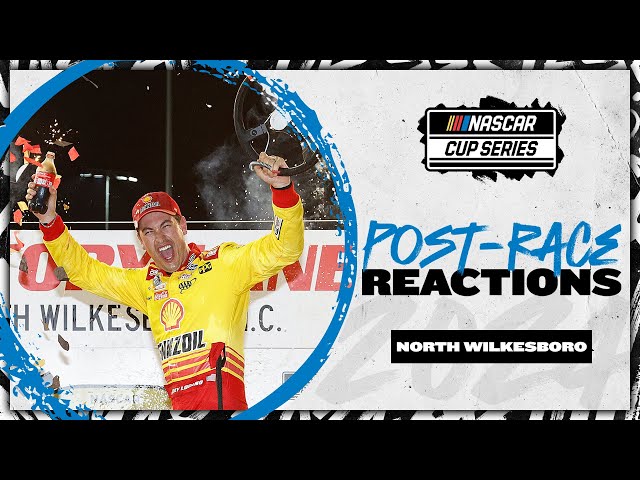 "Glad mom wasn't looking at the in-car" - Joey Logano's post-race ...