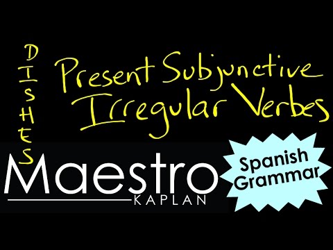 PRESENT SUBJUNCTIVE: Irregular verbs (DISHES, car, gar, zar)