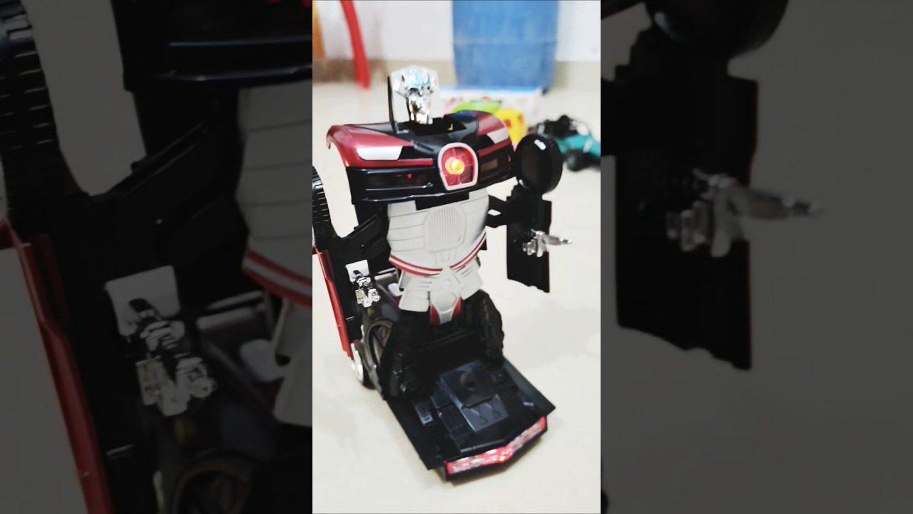 Car to Robot Transformation! 🚗🤖 Mecha Ares in Action with Lights & Sound