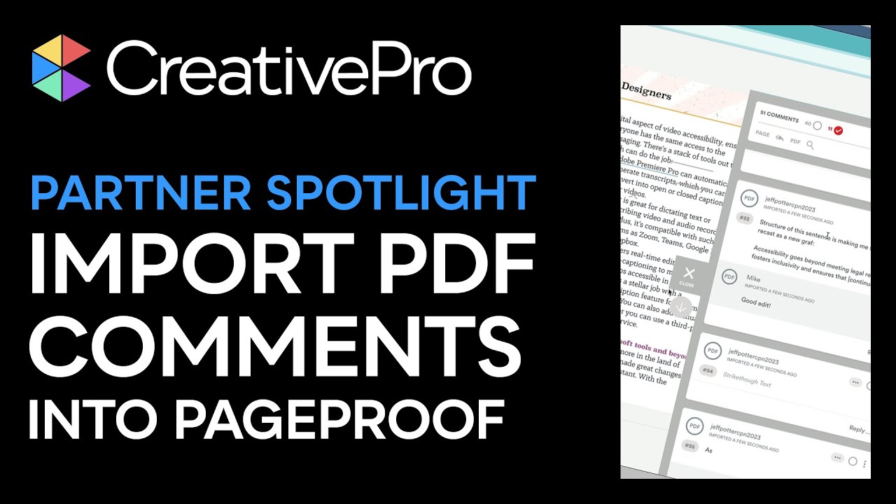 Importing PDF Comments into PageProof - CreativePro Partner Spotlight