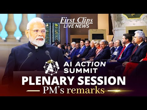 Full Event: PM Modi Addresses the AI Action Summit 2025 in Paris, France