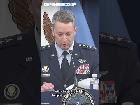 Air Force drops 14 MOP bombs on Iranian nuclear sites during first operational use of the weapon