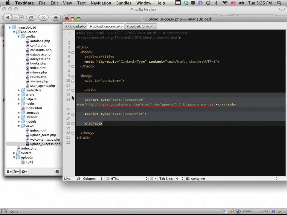 Rapid Development With CodeIgniter