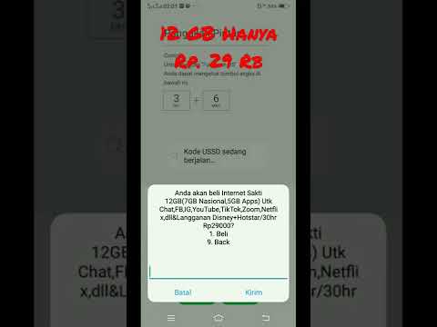 Kode Paket Murah Telkomsel || 12 GB cuma 29 RB