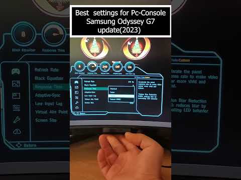 Best settings for Samsung Odyssey (2024)