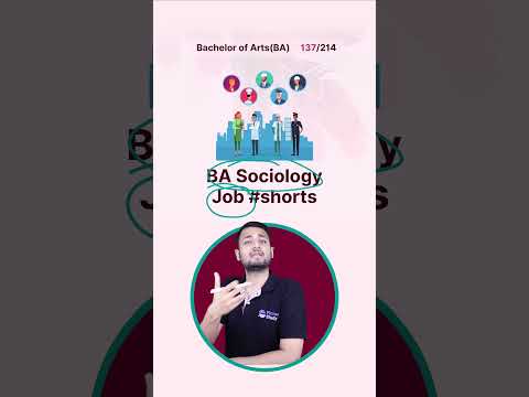 Top 10 jobs for BA Sociology students!๐#shorts