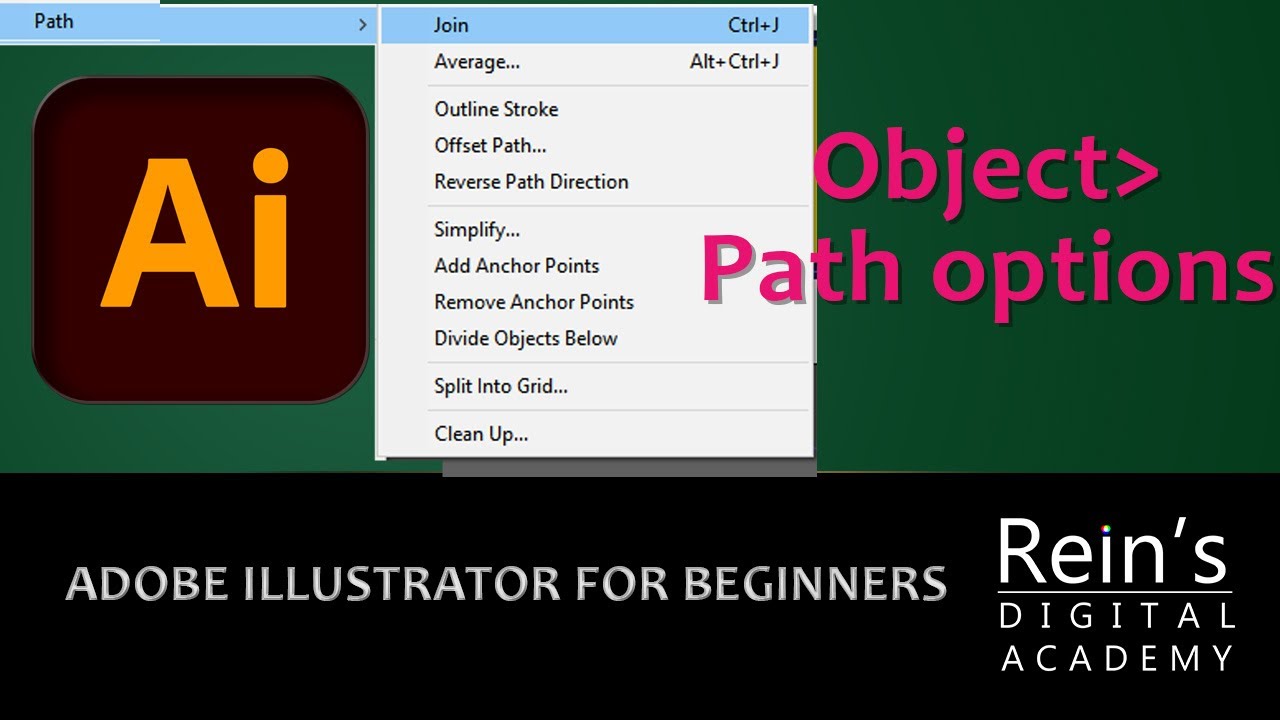 Object | Path | Join, Average, Simplify, Divide Objects Below, Split into Grid Illustrator Tutorial