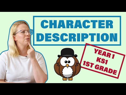 Character Description // Year 1 KS1 1st Grade Writing