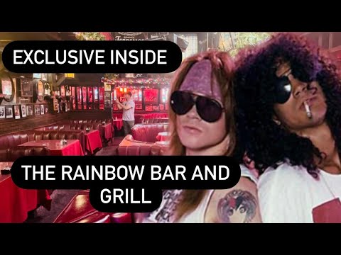 Exclusive Inside the Rainbow Bar and Grill Sunset Strip | Full Backstage Tour and Hollywood Vampires