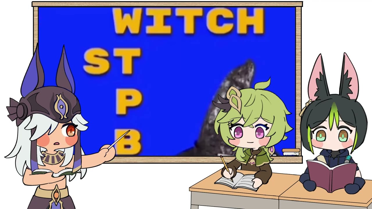 Cyno's English class!#genshinimpact #genshin #genshinimpact46 #art #cyno