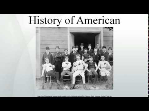 History of American football