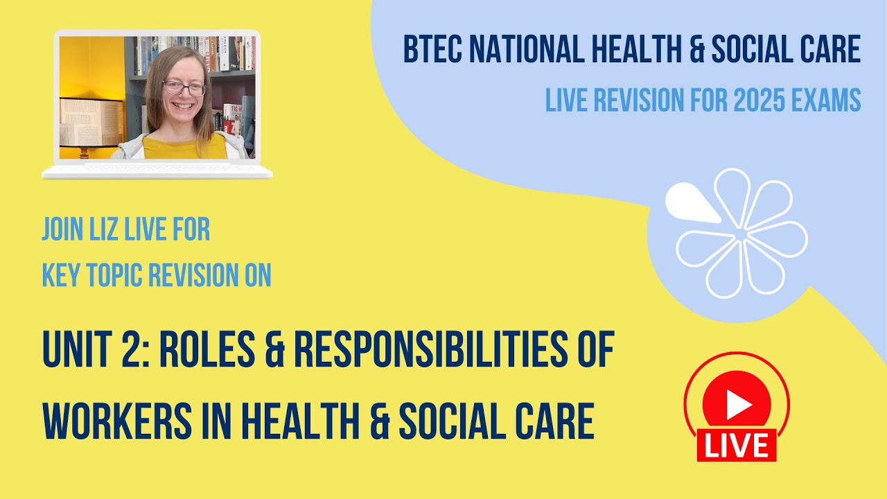Unit 2 Roles & Responsibilities of Workers | BTEC National HSC Live Revision 2025