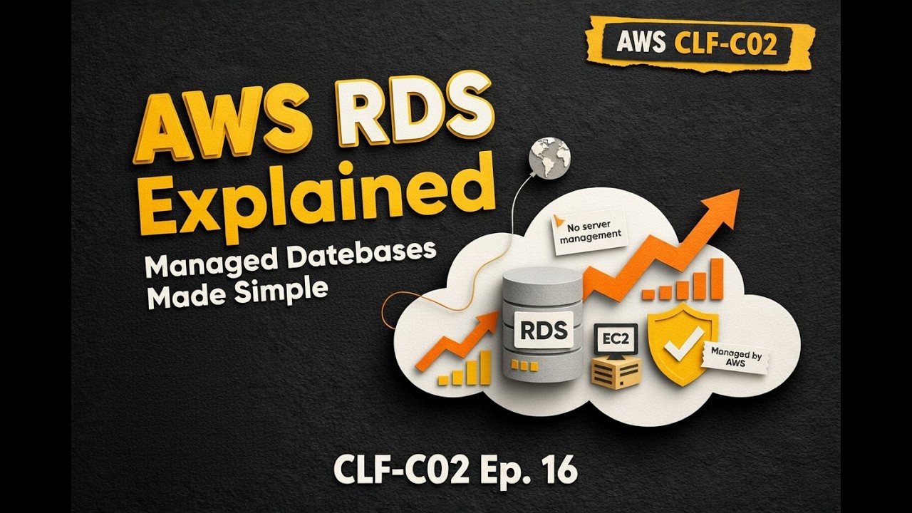 AWS RDS Explained (Managed Databases Made Simple) | CLF-C02 Ep. 16