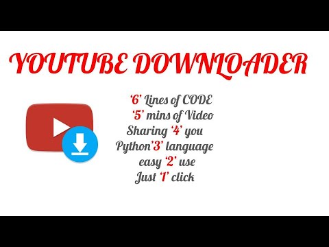 Youtube Downloader using Python (6 lines of code)