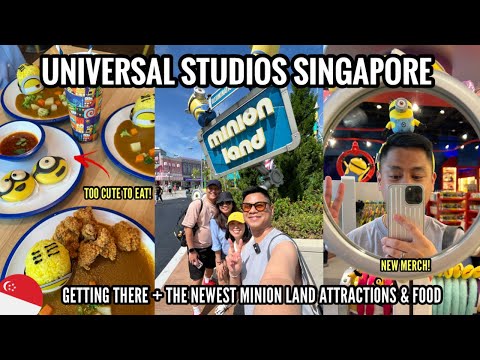A DAY AT UNIVERSAL STUDIOS SINGAPORE FEAT. THE NEW MINION LAND + PARK TIPS | SINGAPORE TRAVEL VLOG