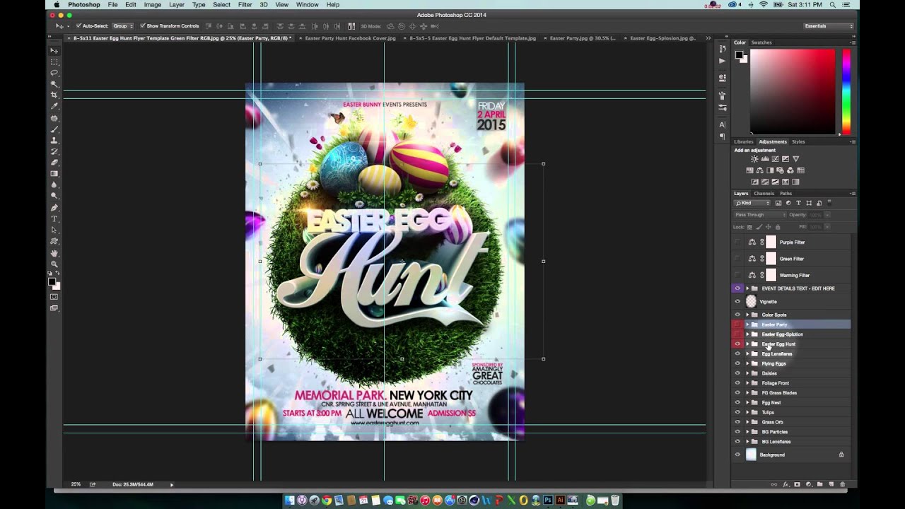 Versatile Easter Flyer Template Setup Video