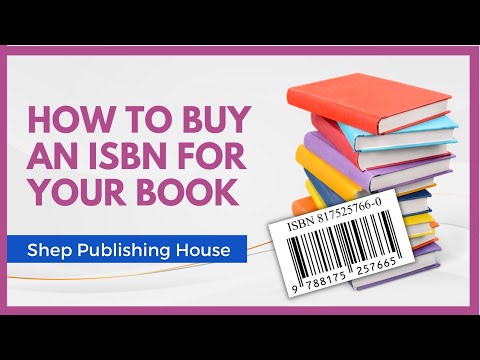 How To Buy An ISBN for Your Book
