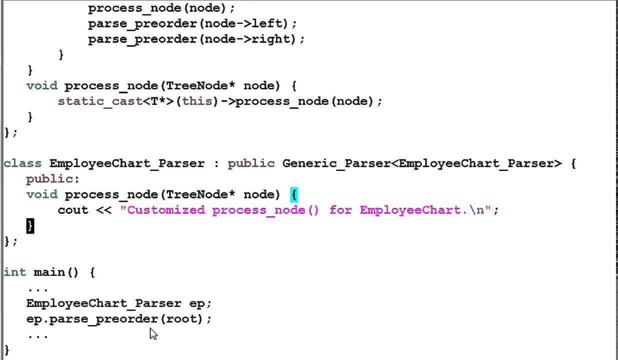 Advanced C++: Static Polymorphism