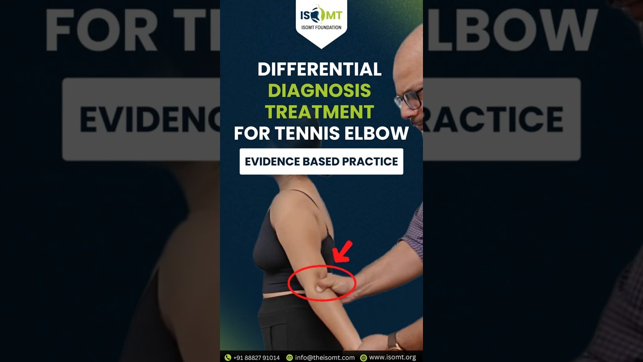 ISOMT - Differential Diagnosis for Tennis Elbow- Technique demonstration by Dr. Parijat Kumar