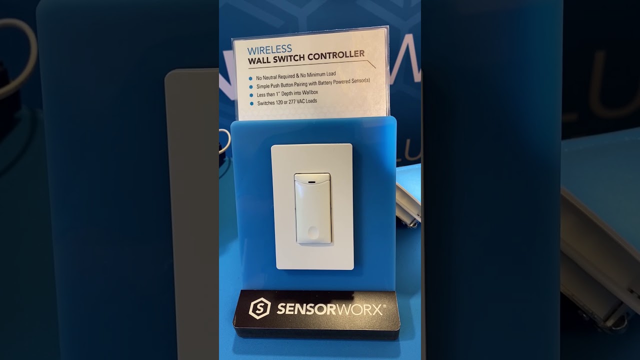 SENSORWORX Wireless Wall Switch Controller Pairing