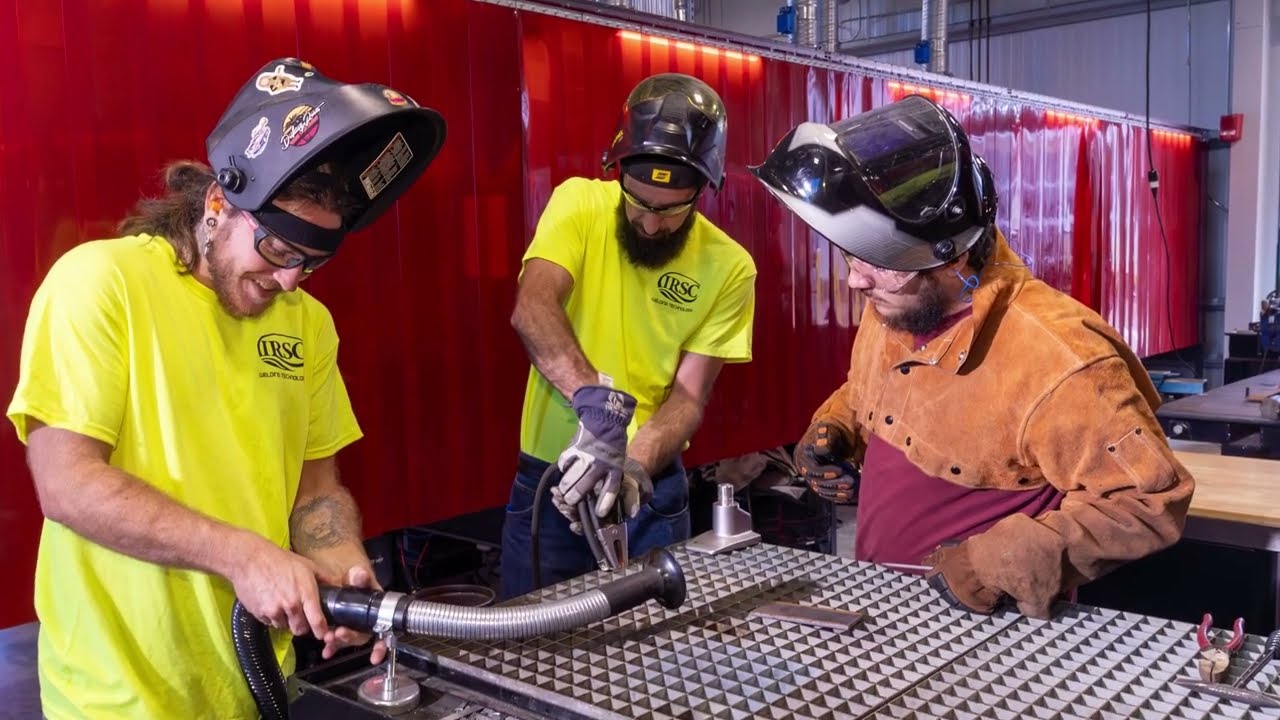 Welding at Eastman Advanced Workforce Training Complex