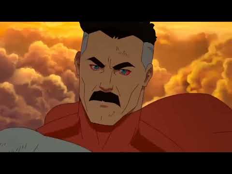 Invincible Vs Omni-Man but Hero is playing in the background