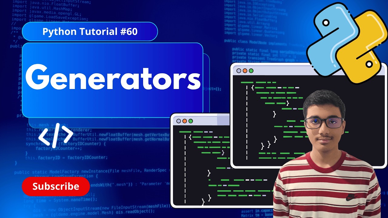 Python Generators Explained | Yield Keyword #60