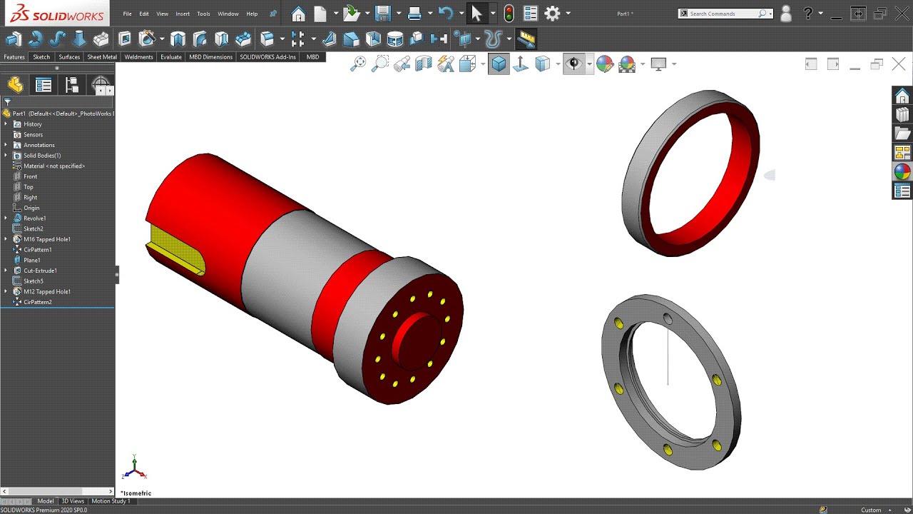 Solidworks tips #97 | Tutorial for Beginners exercise