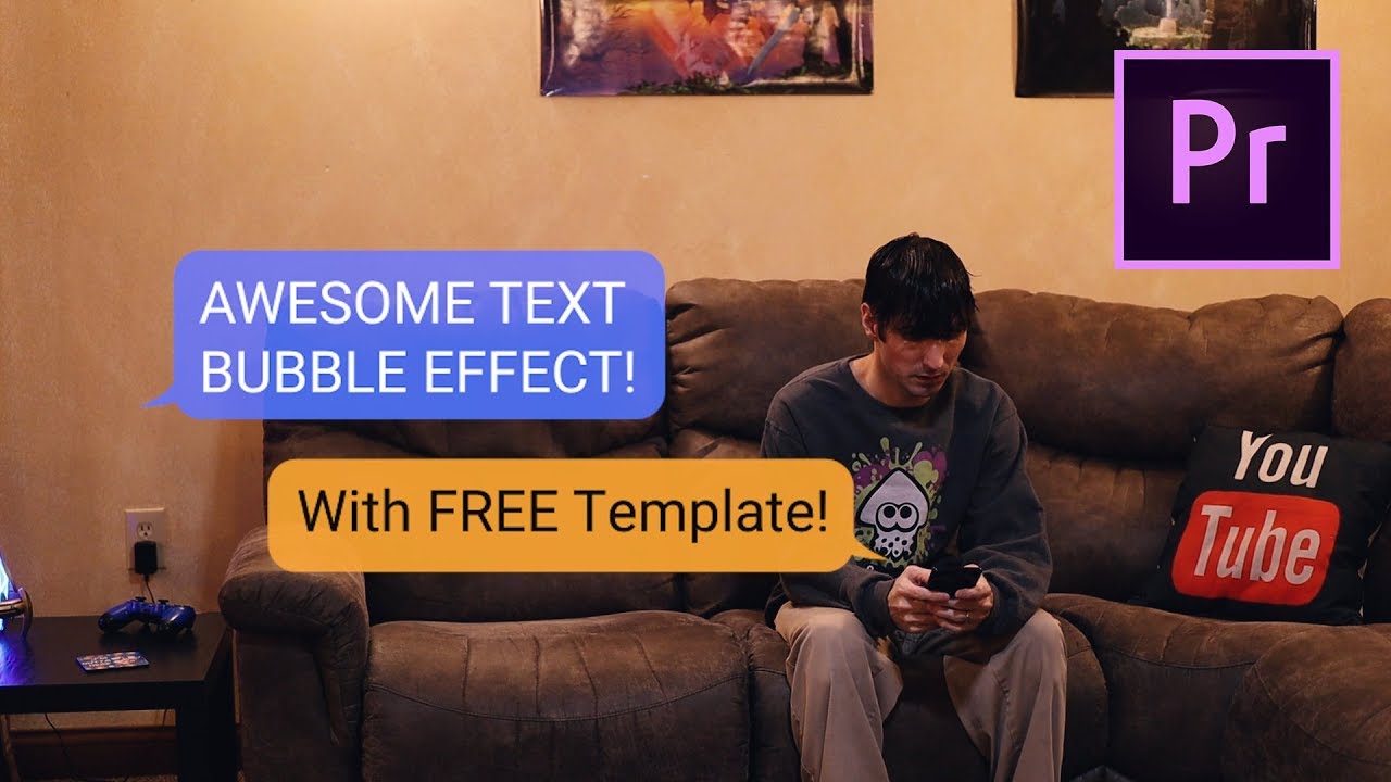 Text Message Effect | FREE ADOBE PREMIERE TEMPLATE