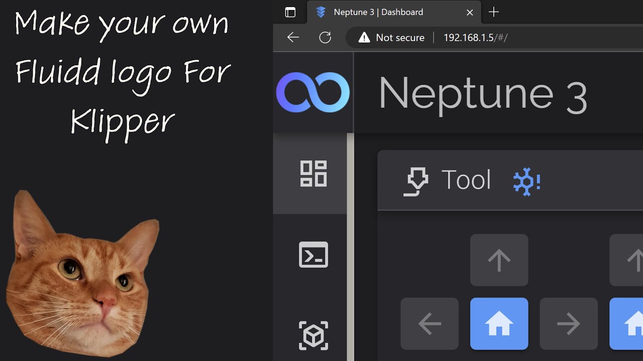 Adding a custom theme to Fluidd for the Elegoo Neptune (or any) 3D Printers