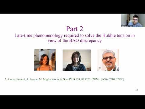 CosmoVerse seminar: Adrià Gómez-Valent: The H0 and BAO tensions, the wXCDM model