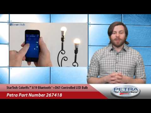 StarTech Colorific™ A19 Bluetooth®+D67-Controlled LED Bulb