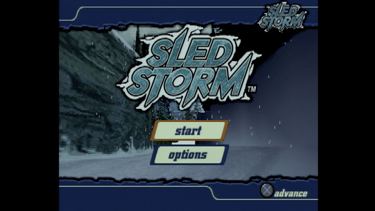 Sony PlayStation - Sled Storm