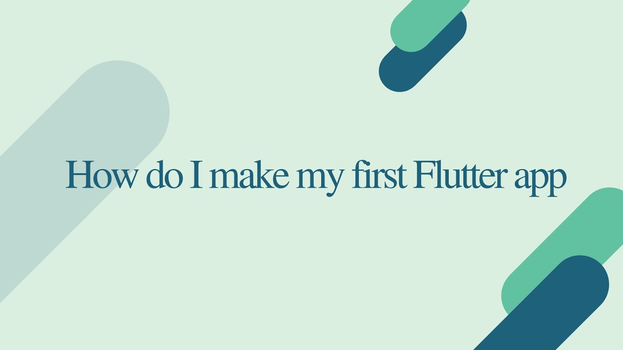 #Flutter #Tutorial #AnikitGrover - Creating a New Flutter Project from Scratch