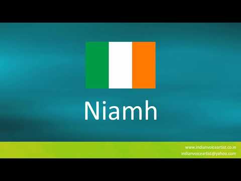 How to pronounce "Niamh". (Irish Name)