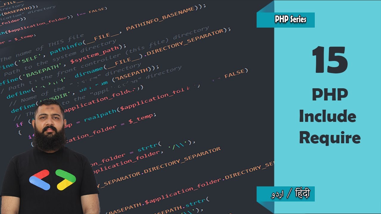 15 PHP Include & Require Tutorial in Urdu/Hindi | PHPDocs | PHP Tutorial