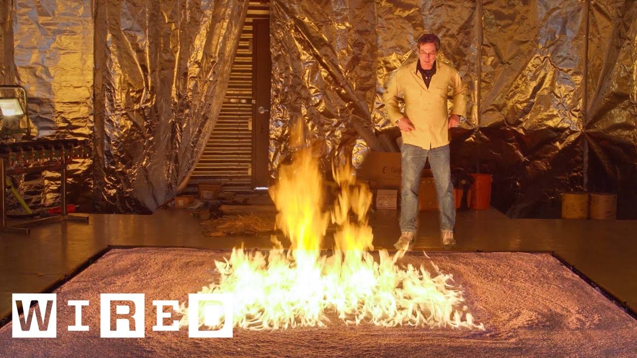 Inside the Lab That Starts Fires For Science | WIRED