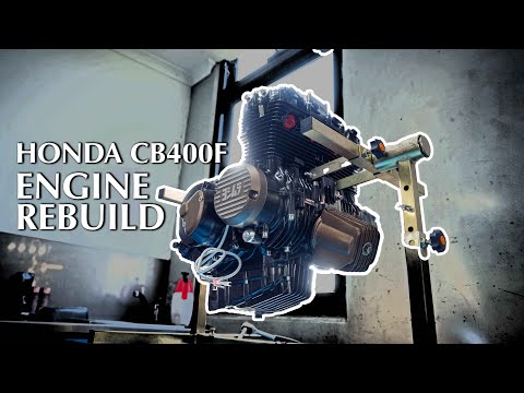 Honda CB400 four Cafe Racer Engine Build Cinematic Timelapse | Purpose Built Moto