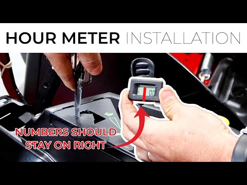 Install Hour Meter on your Mower
