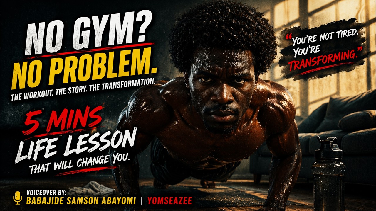 NO GYM? NO PROBLEM. | 5 Minutes That Will Change Your Life