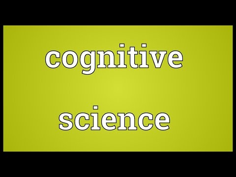 Cognitive science Meaning
