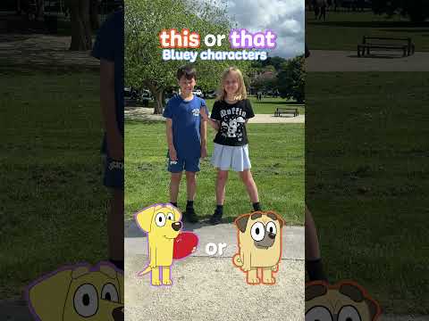 Bingo or Socks?! This or That bluey edition #quiz #bluey #blueybingo